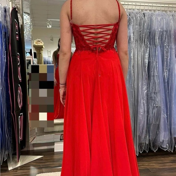 Dresses | Elegant Red Gown | Poshmark